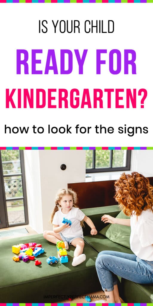 Is Your Child Ready for Kindergarten? - Imperfectly Perfect Mama