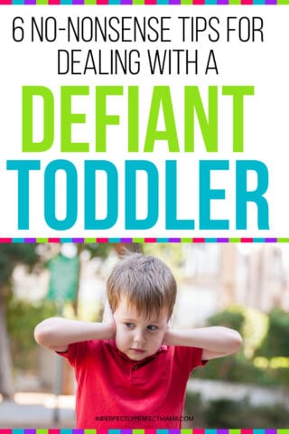 6 No-Nonsense Tips for Dealing With a Defiant Toddler - Imperfectly ...